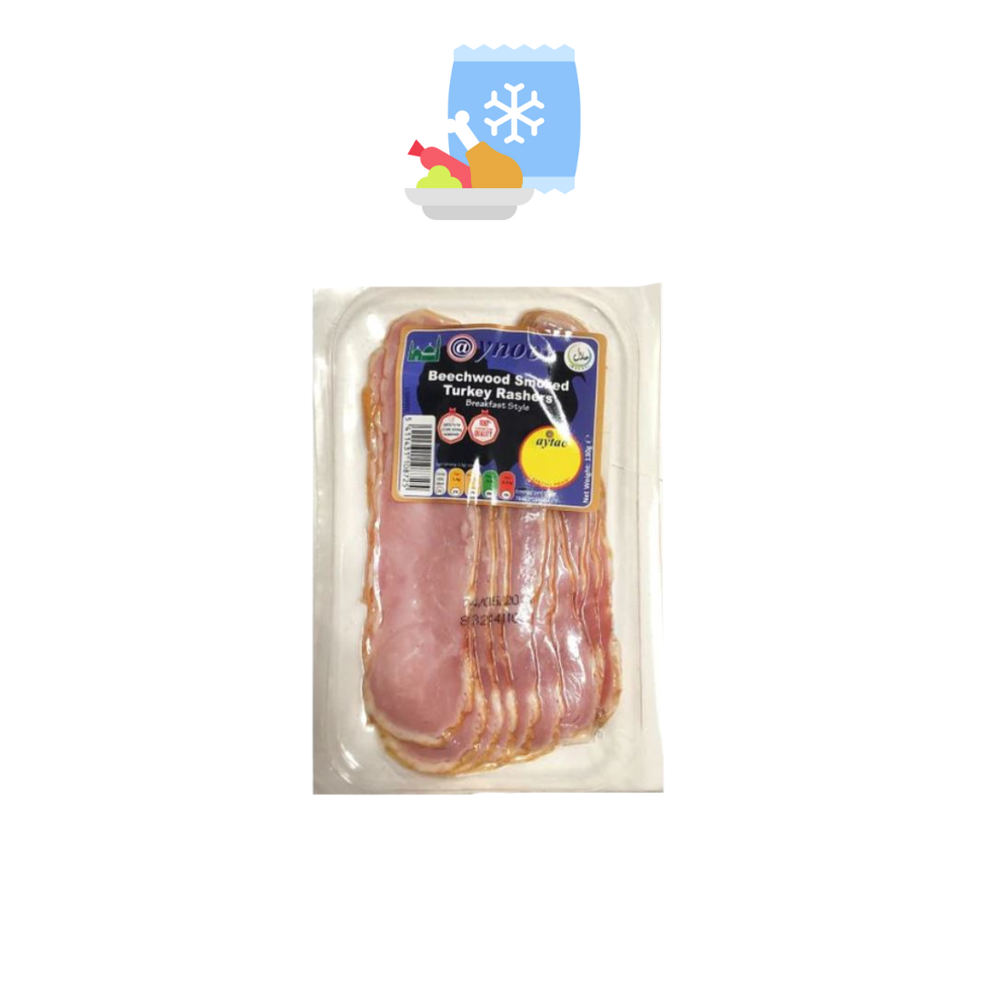 Aynoor Sliced Smoked Turkey Rashers Breast (130G) – Watan Superstore