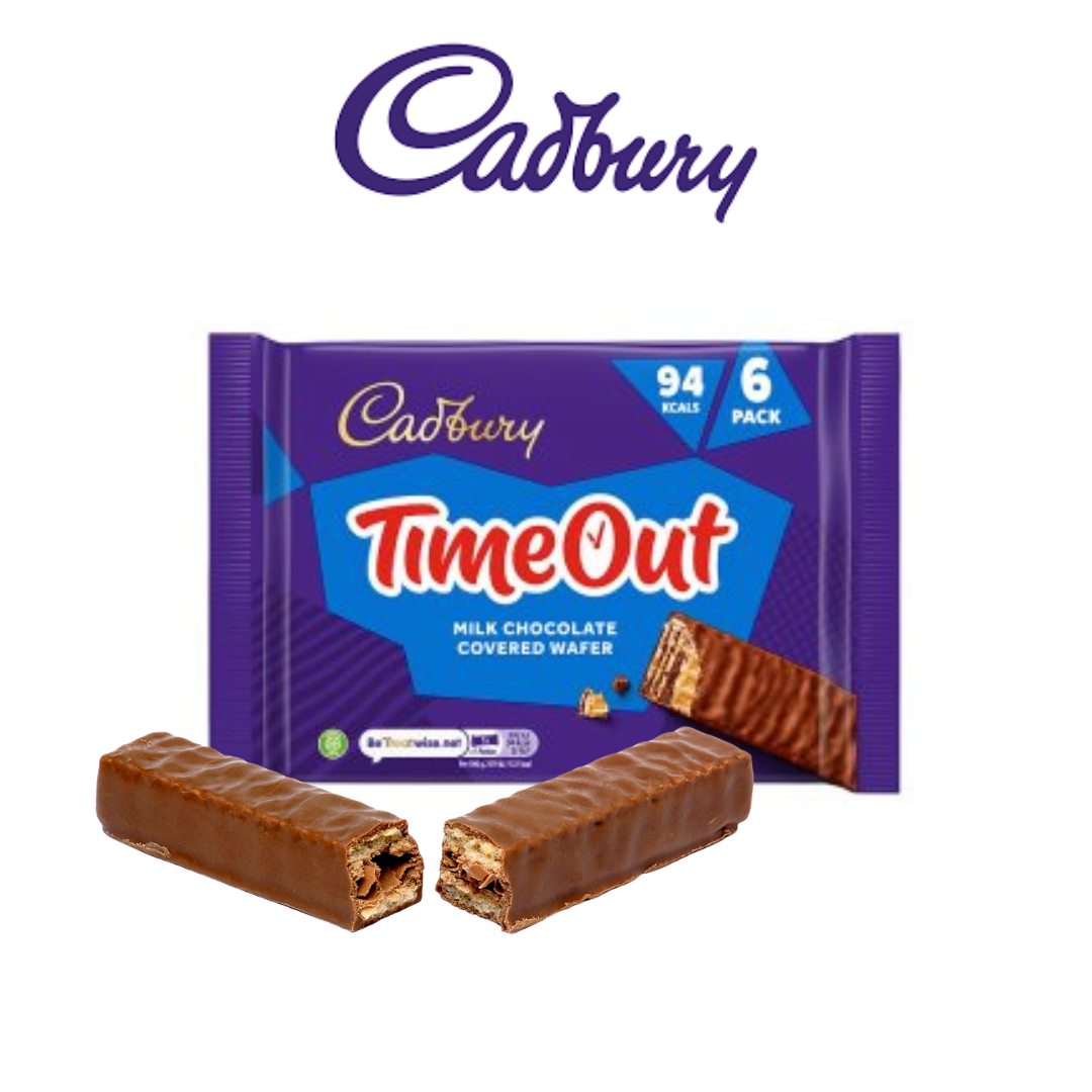 Cadbury Timeout Milk Chocolate – 6 x 18g (108g) – Watan Superstore