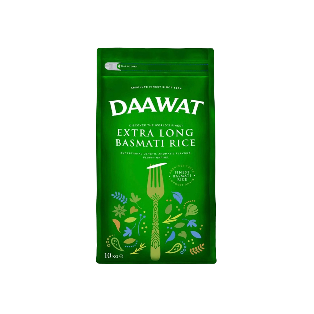 Daawat Extra Long Basmati Rice 10kg – Watan Superstore