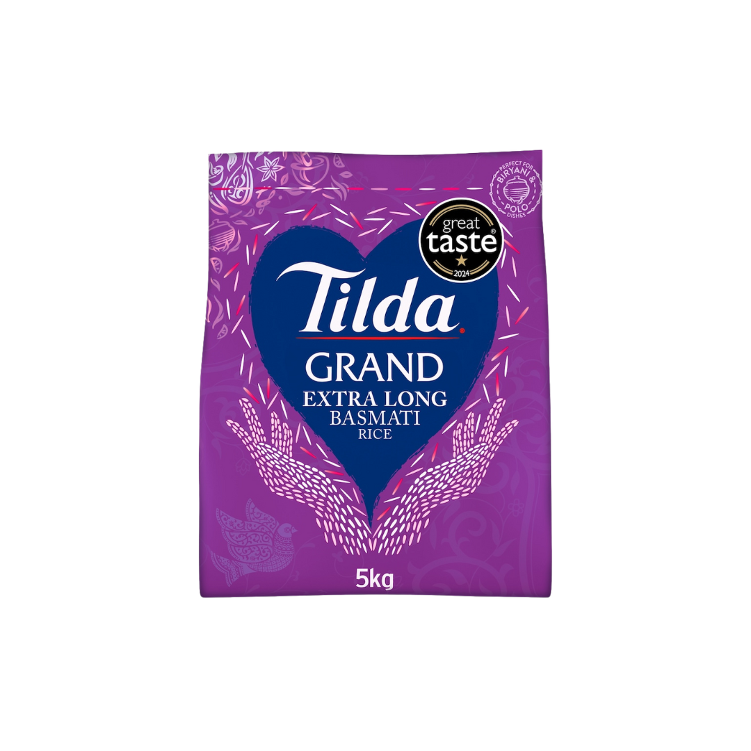 Tilda Grand Extra Long Basmati Rice 5kg – Watan Superstore