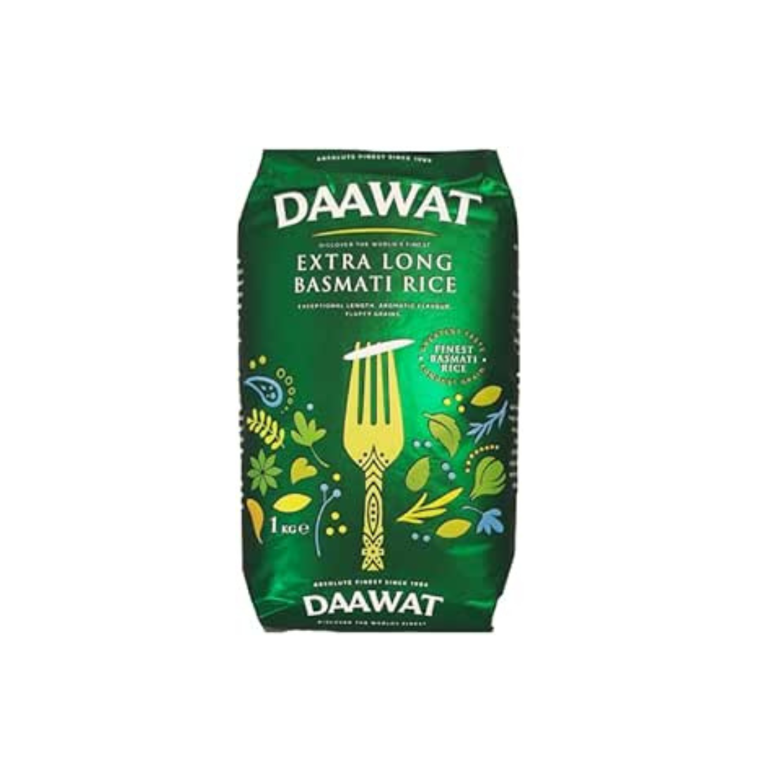 Dawat Extra Long Basmati Rice 1kg – Watan Superstore