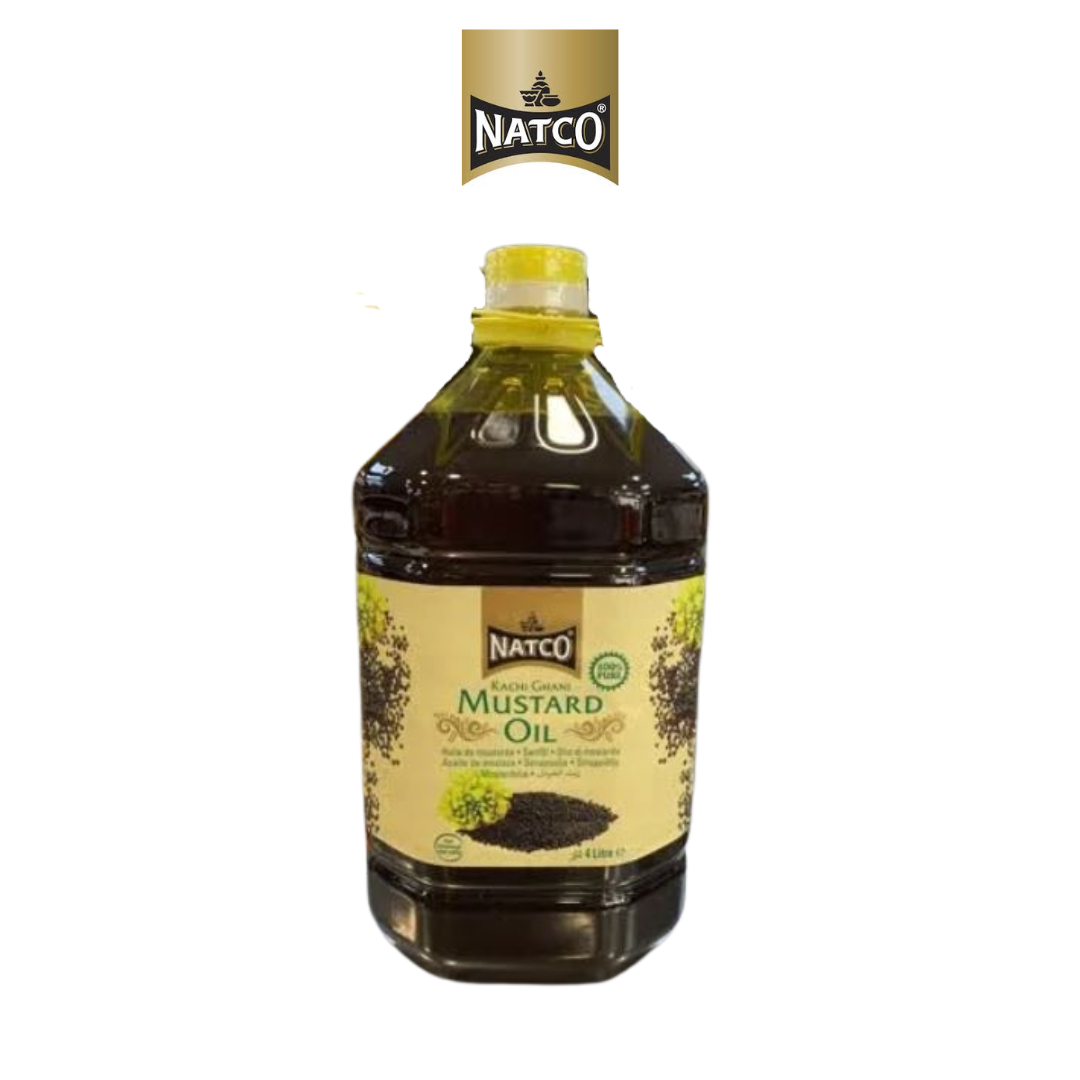 Natco Kachi Ghani Pure Mustard Oil 4 ltr – Watan Superstore