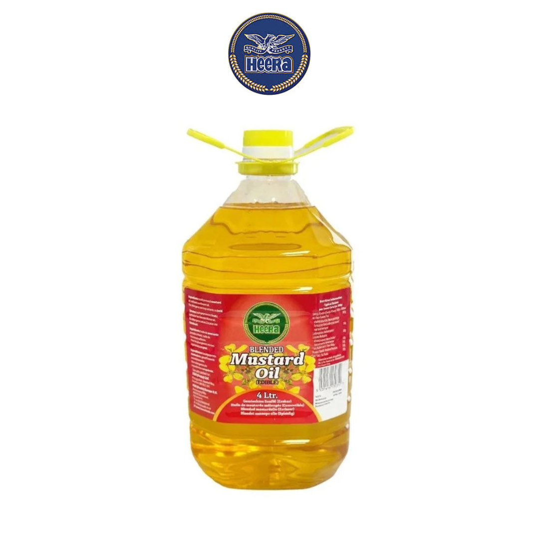 Heera Edible Blended Mustard Oil – 4L – Watan Superstore