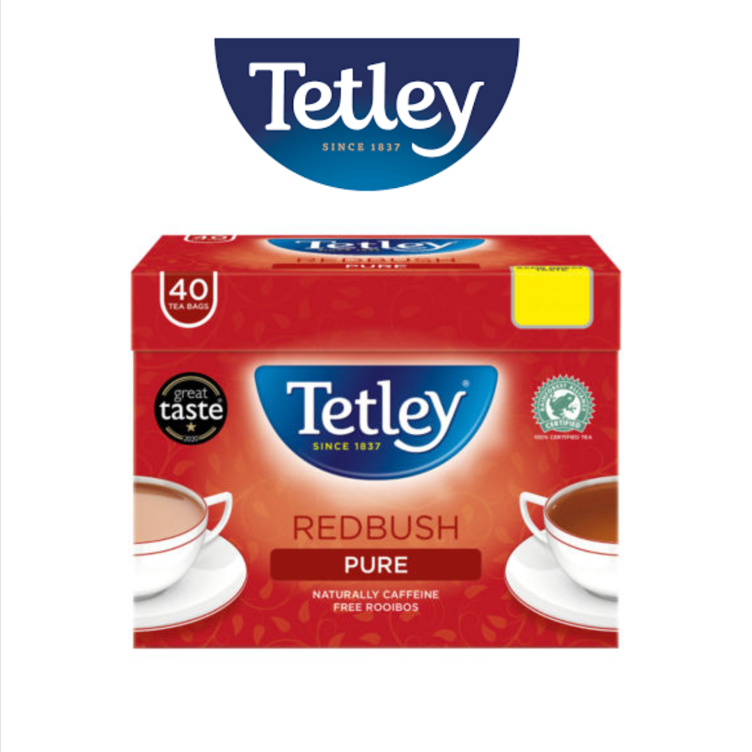 Tetley Pure Red Bush – 40 Tea Bags – Watan Superstore